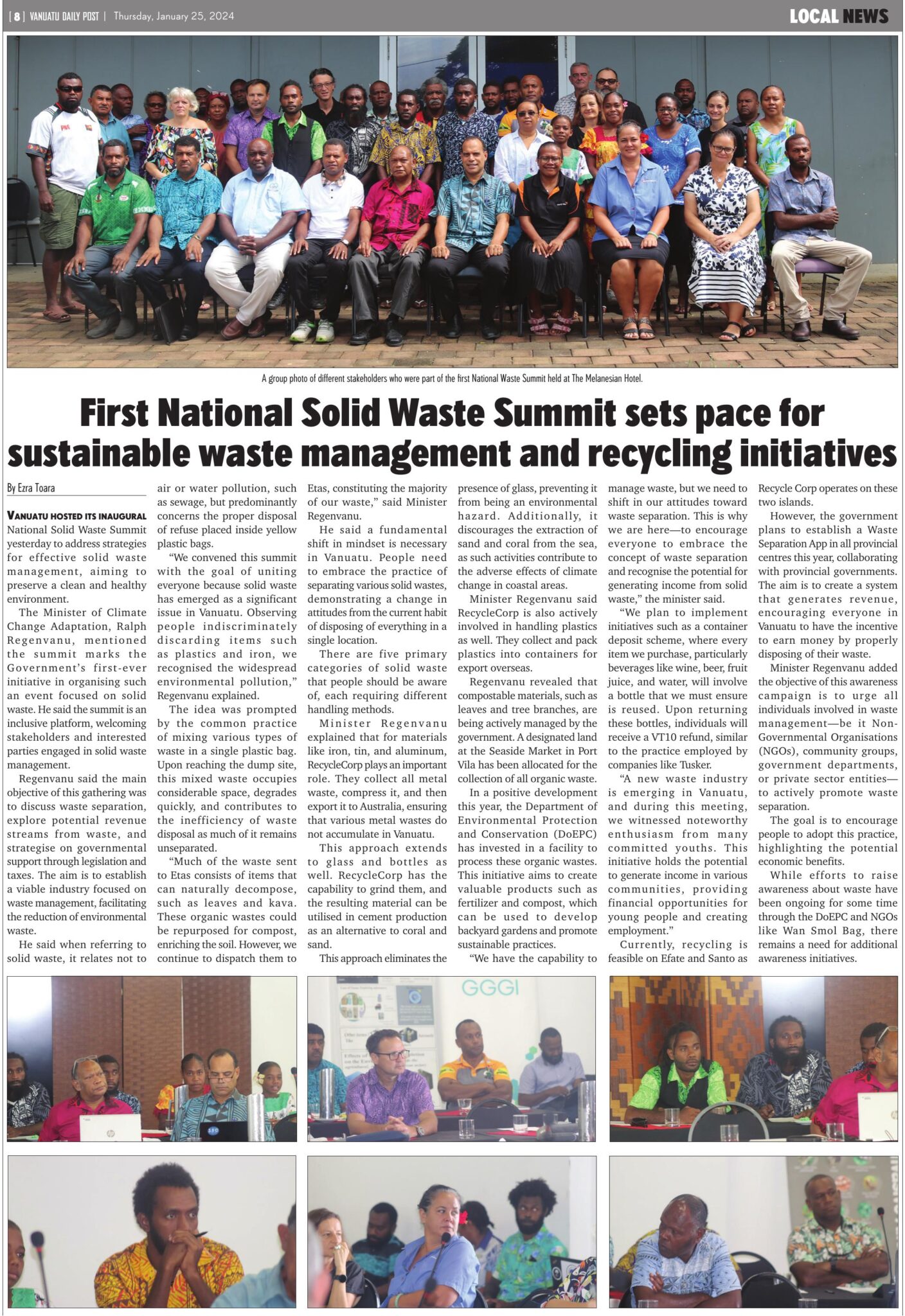 First National Solid Waste Summit sets pace for sustainable waste ...
